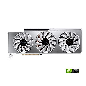 GIGABYTE GeForce RTX 3070 Ti Vision OC 8G Graphics Card, WINDFORCE 3X Cooling System, 8GB 256-bit GDDR6X, GV-N307TVISION OC-8GD Video Card