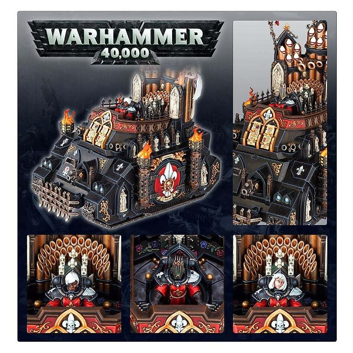 Adepta Sororitas Exorcist Warhammer Miniature Figure Board Game