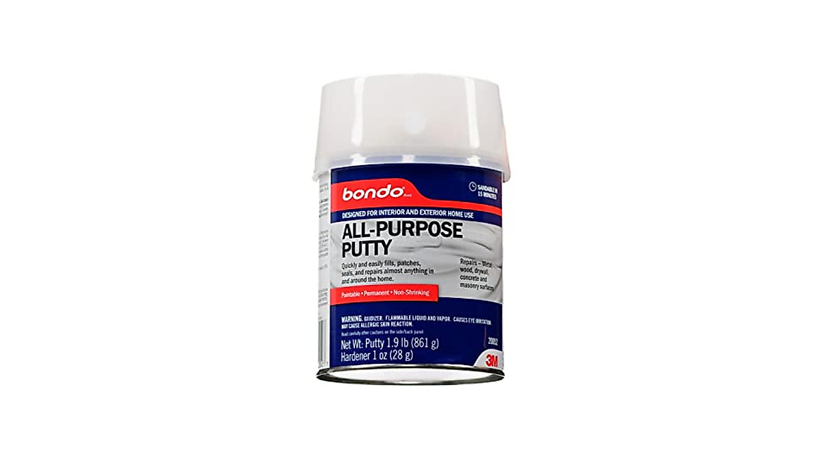Bondo All-Purpose Putty – Fast, Permanent, Paintable