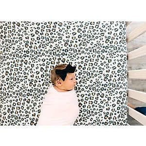 Premium Fitted Knit Crib Sheet/Toddler Sheet Zara by Copper Pearl