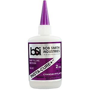 Bob Smith Industries Cyanoacrylate Super Glue Bundle, Insta-Cure, Insta-Cure+, and Insta-Set Accelerator (Pack of 3) - Bundled with Make Your Day Paintbrushes