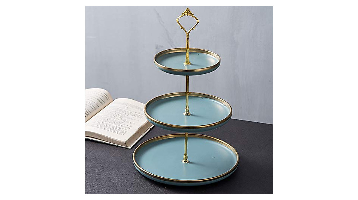 Kukiwhy Gold Tiered Cake Stand Hardware Set - 8 Pieces