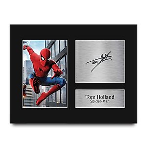 HWC Trading Tom Holland Gift USL Signed Printed Autograph Spiderman Gifts Print Photo Picture Display - US Letter Size