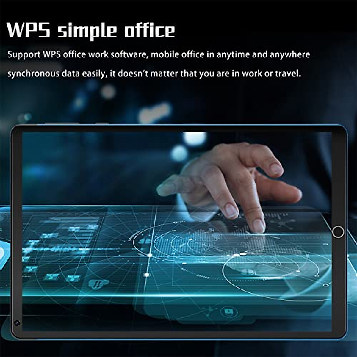 Tablet Android 5.1 Operating System 8.0-inch HD Display Quad Core Processor 1GB RAM and 16GB ROM TF Expansion Support Built-in WiFi Bluetooth GPS Tablet