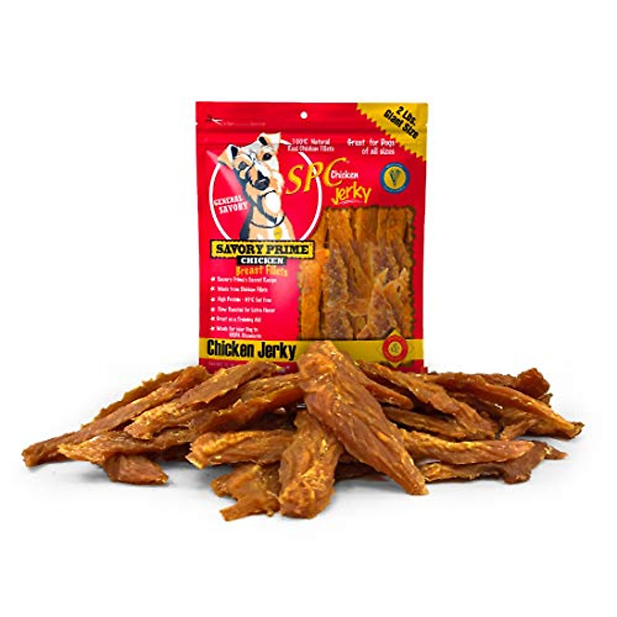 Savory Prime Chicken Jerky Treat, 32-Ounce, All Breed Sizes (49630032)