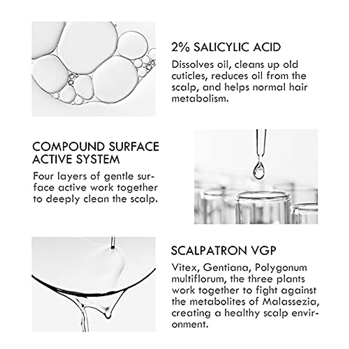 KIMTRUE Scalp Treatment, Anti-dandruff Refreshing Scalp Deep Cleansing Gel for oily itchy scalp- 10ml x10pcs