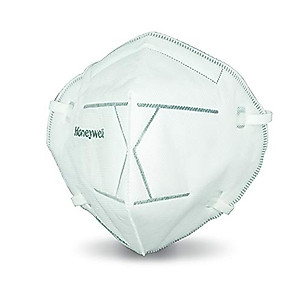 Honeywell Safety DF300 N95 Flatfold Disposable Respirator- Box of 20, White,One Size Fits All
