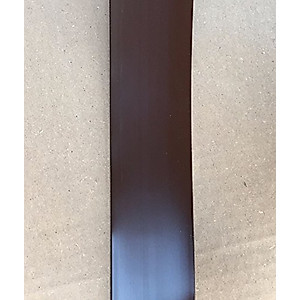 Dark Brown 1.5" Wide 20' Length Chair Vinyl Strap Strapping for Patio Lawn Garden Outdoor Furniture Matte Finish Color