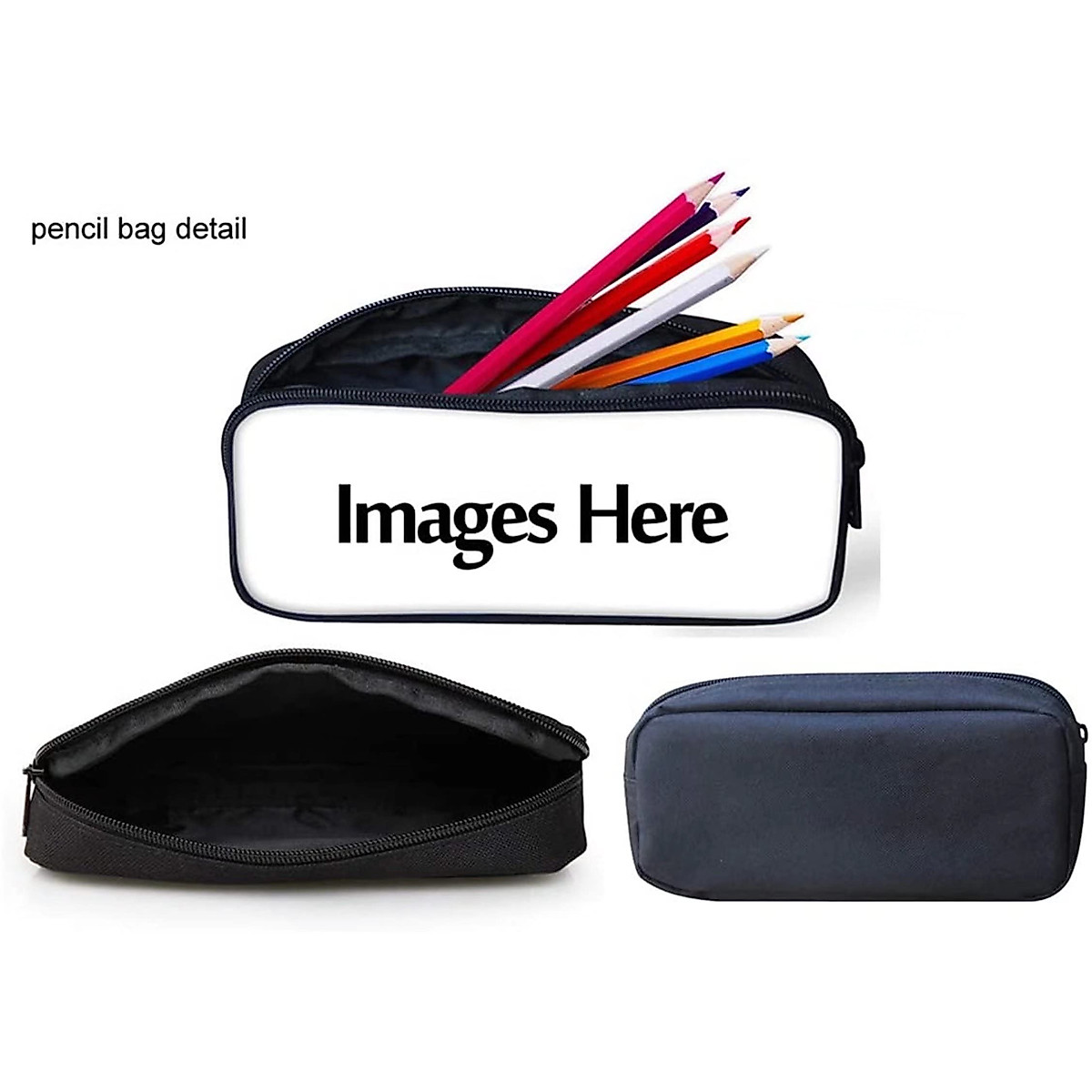 POLERO Cute Sloth Backpack for Girls Women Sloths School Rucksack Bookbags Set 3pcs with Pen Bag & Lunch Pouch