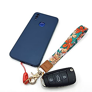 DIKHV® - Wrist Lanyards - Cool Key Chain Holder Keychain with Wristlet Strap Lanyard (R)