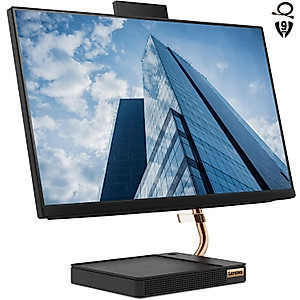 Lenovo Ideacentre A540 All-in-One, 23.8" FHD Desktop, AMD Ryzen 5 Pro 4650GE, 8GB RAM 512GB PCIe SSD, Webcam, Wi-Fi, Wireless Keyboard & Mouse, Windows 10 Pro, Black