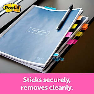 Post-it Flags, 200/High Volume Desk Grip Dispenser,1 in Wide, Yellow (680-HVYW)