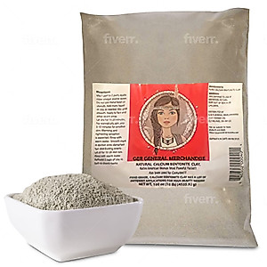 GER GENERAL MERCHANDISE Calcium Bentonite Clay 10 Pounds - Healing Clay to Remove Environmental Toxins for a Whole Body Detox - Health & Beauty Clay from Perfect for Mask, Bath or Wrap.