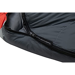 ALPS Mountaineering Zenith 0° Mummy Sleeping Bag, Regular - Charcoal/Red - NEW