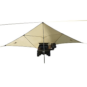 Slumberjack Roadhouse Tarp, Hunting Camping & Overland Shelter, Khaki