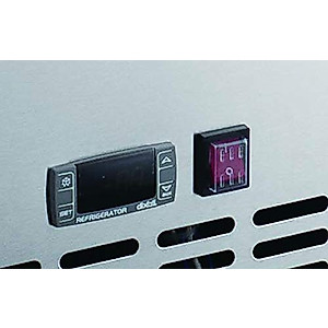 Commercial Grade Pizza Prep Table | Stainless Steel | 3 Doors | Insulated Lids | 19.5” x ½” Cutting Board Included | (12) 1/3 Size Pans Included | 91.9” x 31.5” x 39.4” | R-290 Natural Refrigerant