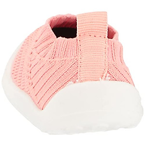 Gerber Unisex Baby Baby Toddler Boy and Girl Stretchy Knit Slip-On Sneaker Pink 6-9 Months