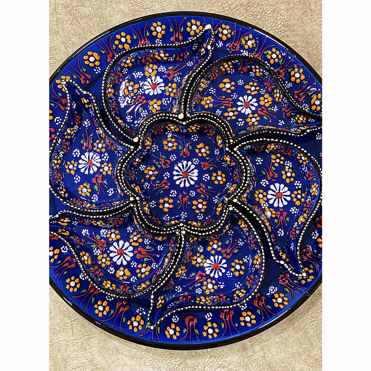 IstanbulArtWorkshop Turkish Breakfast Bowl Set,Turkish Ceramic Bowl Set,Food Serving Bowl Set,Appetizer Dishes Set,Turkish Tile Bowl,Dinnerware Serving Set