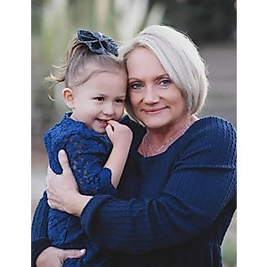 WEESO Winter Dresses for Women Long Sleeve Sweater Dresses Knee Length M A-Navy Blue