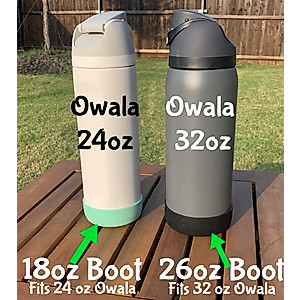 One MissionX Protective Silicone Boot for YETI 46oz 36oz 26oz 18/12oz, Owala 32oz 24oz Bottles & Yonder Water Bottles, Anti-Slip Bottom Sleeve Cover, BPA Free (Navy, Fits 26 oz)