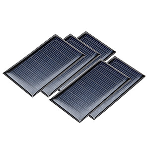 uxcell 5Pcs 5V 70mA Poly Mini Solar Cell Panel Module DIY for Light Toys Charger 80mm x 45mm