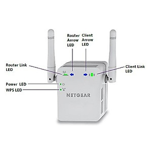 Netgear WN3000RP Universal WiFi Range Extender Extend Wireless Network Coverage