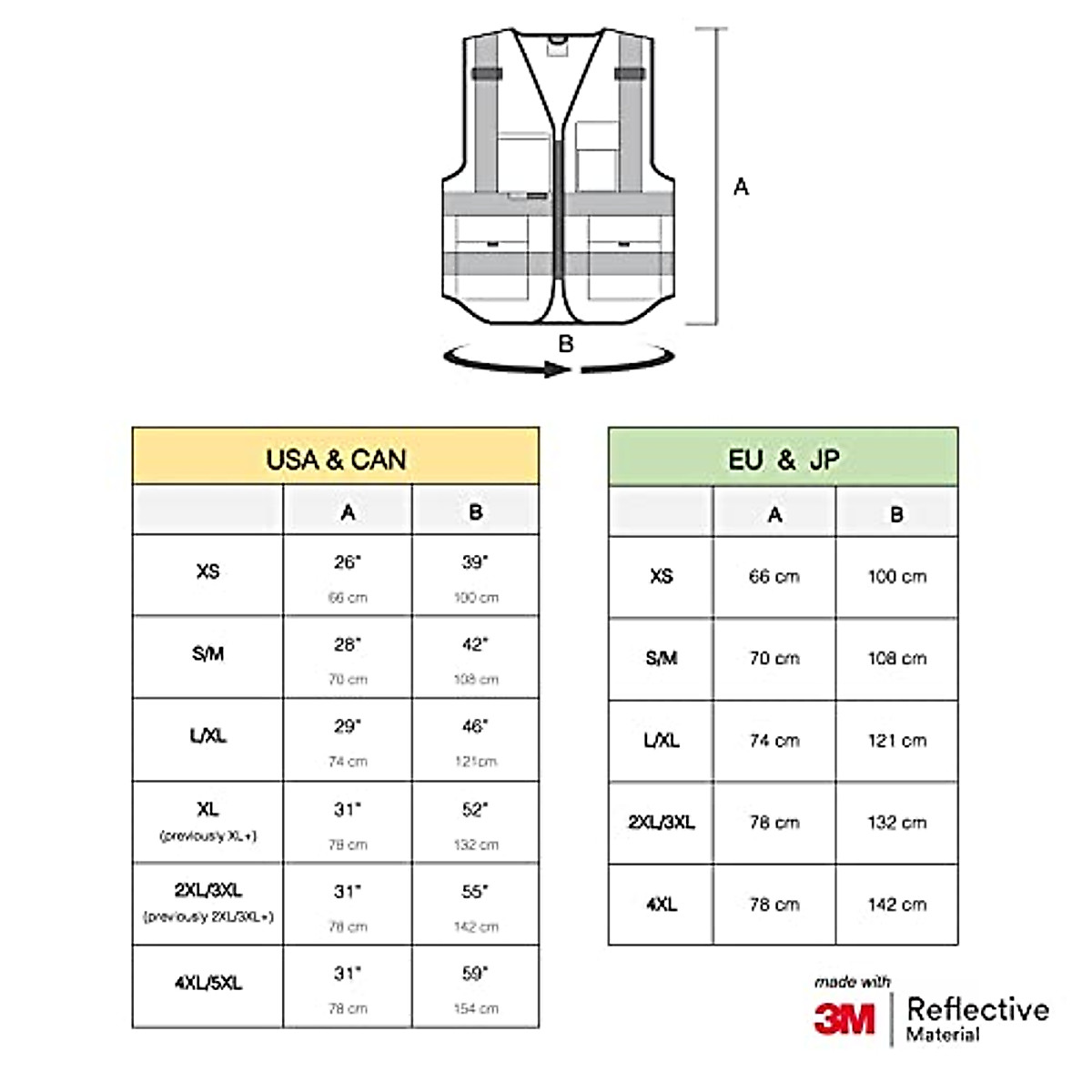 Salzmann Mesh Multi-Pocket Working Vest - Reflective Vest - Made with 3M Reflective Material