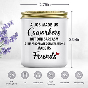 Jonico Gifts for Coworkers - Christmas Gifts for Coworkers, Cool Coworker Gifts for Women, Retirement Gift for Women, Lavender Candle