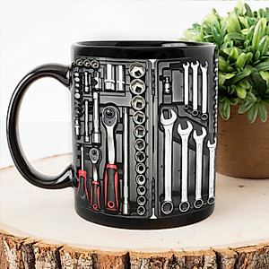 Funny Coffee Mug Mechanic Toolbox Set , Auto/Car Mechanic Gift 11 OZ