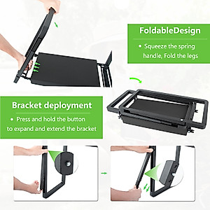 seasky Foldable Garden Kneeling and Seat,Anti-Tipping Garden Stool Widened Thick Soft Kneeling Pad, Heavy Duty Gardening Stool with Garden Tool Bag,Gardening Gift