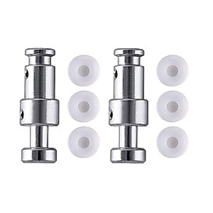 Replacement Float Valve Compatible with Instant Pot Duo 3, 5, 6 Qt, Duo Plus 3, 6 Qt, Ultra 3, 6, 8 Qt, Lux 3 Qt - 2 Float Valves with 6 Silicone Caps Gaskets