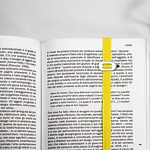 Creative Elastic Strap Stainless Steel Locate Bookmarks Accurately Without Incognito Bookmark Book Marker (Black)