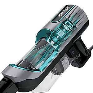 Shark HH202 Ultralight Corded Handheld Vacuum with Self-Cleaning Power Brush & Crevice Tool, Hypervelocity Suction & Removable, Perfect for Pets, Teal, 0.35 Qt. Dust Cup