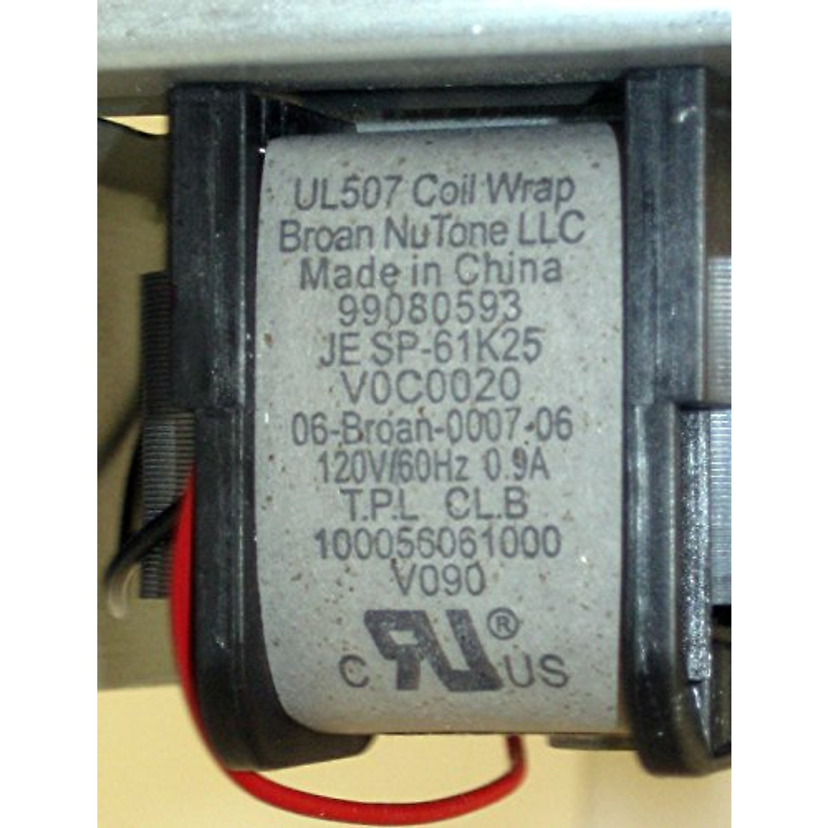 NuTone S97017648 Heater Motor Assembly