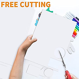 22 Sheets Clear Double Sided Adhesive Tape Sheets for Craft,A4 Size Super Strong Sticky Tumbler Tape Sheets 8.3x11.5 Inch with 0.1mm Thickness for DIY Art/Craft/Home Decorative Tape with Yellow Liner