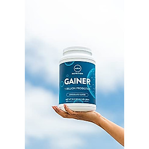 MRM Nutrition Gainer Protein with Probiotics + Postbiotics | Vanilla Flavored | 25g Protein | Whey Concentrate + Isolate + micellar Casein| Slow + Fast digesting| with Digestive enzymes | 18 Servings