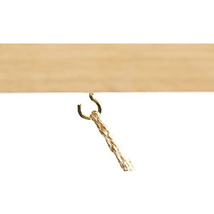 2 Pack Hanging Fruit Hammock - 2 Handwoven Cotton Produce, Banana, Macrame Fruit Hammocks For Kitchen Under Cabinet + 4 PCS Hooks - Storage That Saves Counter Space at Home, Boat, or Rv