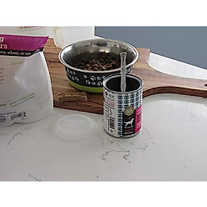 Smarter Seal, Pet Food Can Lids, 4-Pack, Clear Color, For Dog and Cat Food, One Size Lid Fits Most Sizes
