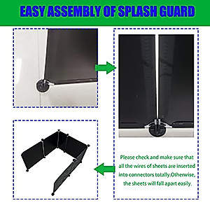 Cat Litter Box Enclosure Splash Guard Extra Large 27×20 inch|Easy Clean Frosted Cat Litter Pan Pee Privacy Shields cat Litter Box are NOT Included