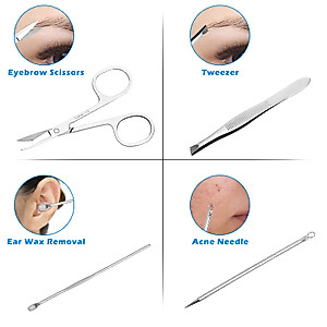 Corewill Nail Clippers Kit, Personal Manicure and Pedicure Set for Travel and Grooming 12 in 1