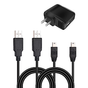 3Ft USB Power Charger Cable Wall Ac Adapter for Texas Instruments Calculators TI-84 Plus CE Graphing Calculator TI-84 Plus C Silver Edition TI 89 Titanium TI Nspire CX CAS Calculator Charging Cord