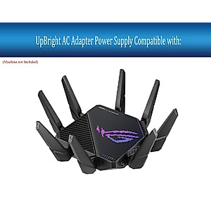 UpBright 19V 3.42A AC/DC Adapter Compatible with ASUS ROG GT-AX11000 Pro Swift PG248Q MG248 Chromebox CN62 VivoMini VM65 DC19V 3420mA 3400mA 3950mA 19VDC 3.4A 3.95A 65W 75W Power Battery Charger PSU