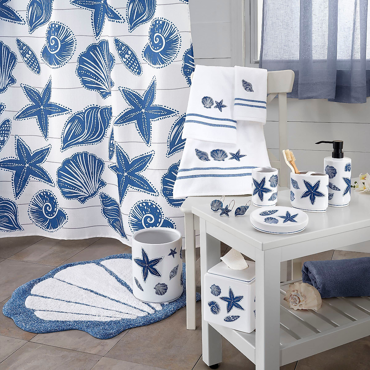 Avanti Linens Accessories Ibiza Collection, Wastebasket, Multicolor