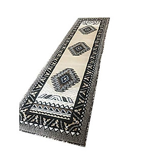 Southwest Native American Runner Rug Berber Design #D143 (2ftx7ft.1in.)