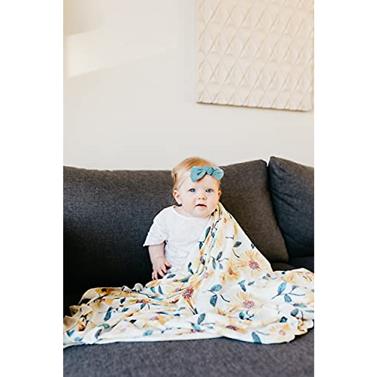 Copper Pearl Large Premium Knit Baby Swaddle Receiving Blanket Sunnie