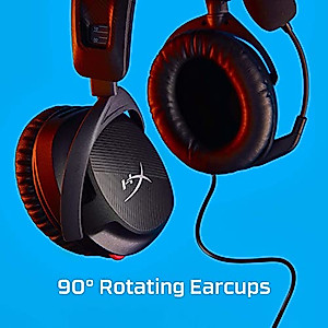 HyperX Cloud Stinger 2 – Gaming Headset, DTS Headphone:X Spatial Audio, Lightweight Over-Ear Headset with mic, Swivel-to-Mute Function, 50mm Drivers, PC Compatible (Renewed)