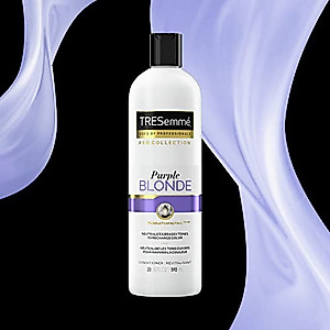 TRESemmé Pro Collection Purple Blonde Conditioner for Blonde and Silver Hair Hair Conditioner for Brilliant Color 20 oz