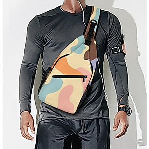 Jooley Sling Bag for Women Men Travel Hiking Daypack Crossbody Sling Backpack with Adjustable Strap Travel Sport Chest Bag (Military Green)