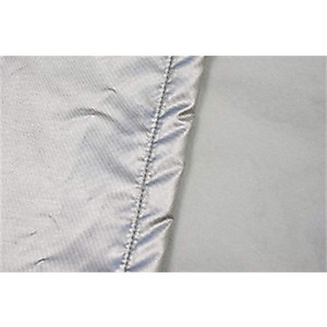 Rampage 4-Layer Breathable Full Car Cover with Lock, Cable & Storage Bag | Grey | 1201 | Fits 1976 - 2006 Jeep CJ, Wrangler YJ & TJ