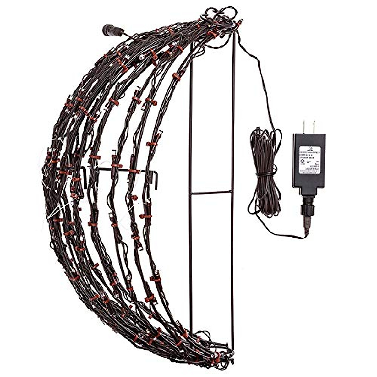 Elf Logic - 16" Outdoor LED Light Ball Hanging Tree Globe Light - Outdoor Holiday Light Ball Decor (16" Ball Plug in)